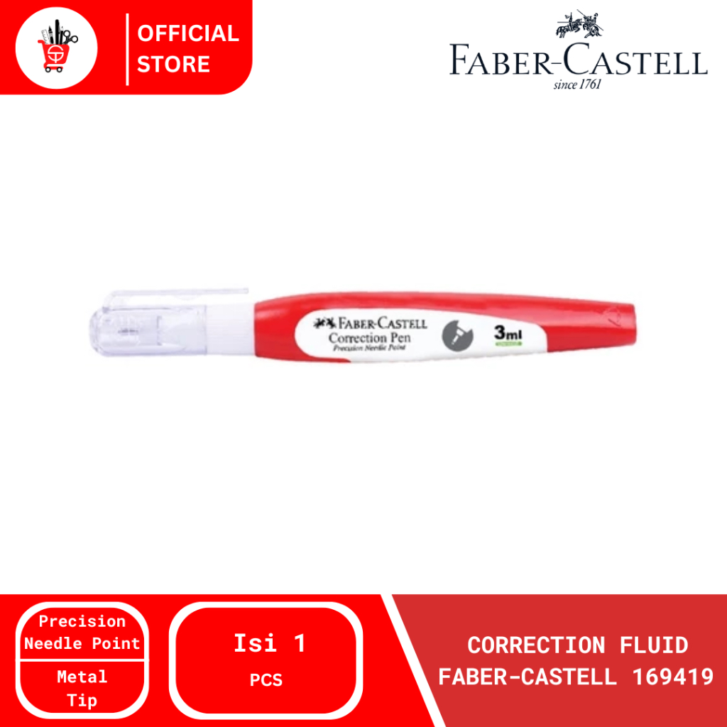 Jual Stipo | Tip-Ex | Correction Cair Faber-Castell 169419 (1 PCS ...