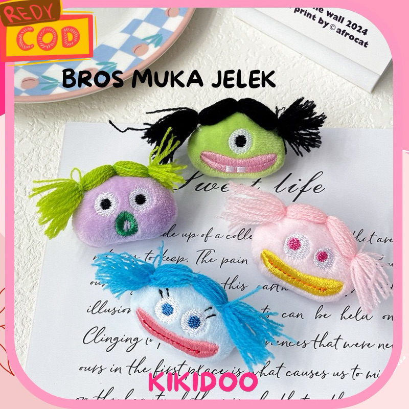 Jual KIKIDOO BROS PIN AKSESORIES TAS/JACKET MUKA JELEK MAK LAMPIR INS ...