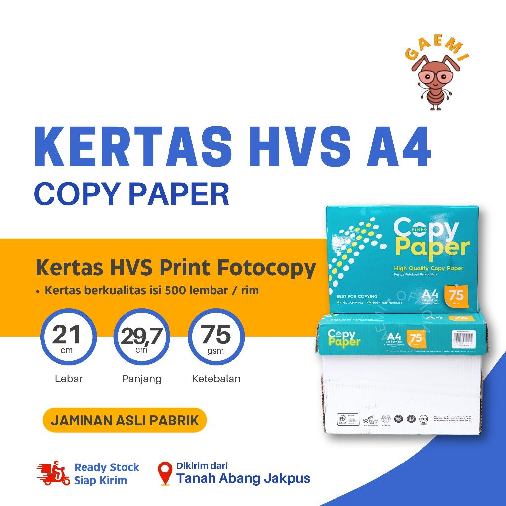 Jual Kertas Hvs A4 75 Gram Copy Paper Blue Per Dus (1 Rim) | Shopee Indonesia
