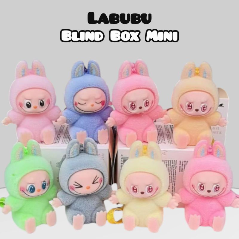 Jual Labubu Blind Box Mini Labubu Gantungan Kunci Tas The Monster ...