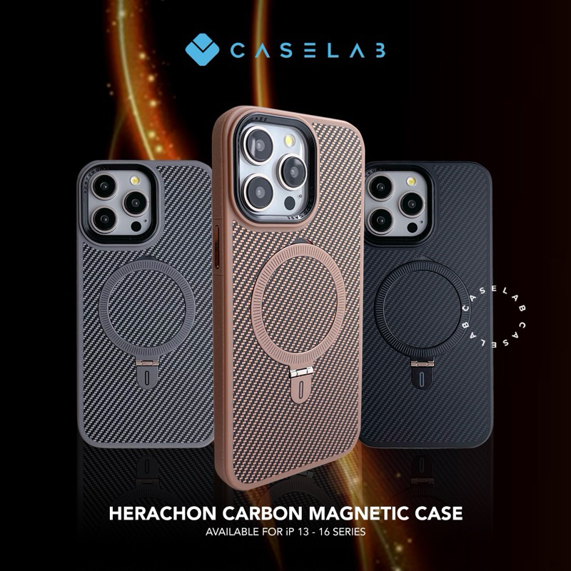 Jual CASELAB HERACHON Carbon Case Magnetic Standing IPH COMPATIBLE FOR ...