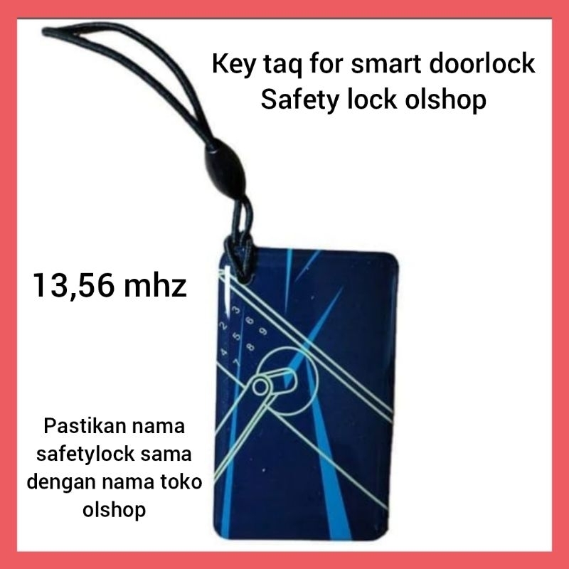 Jual kartu RFID key tag smart door lock 13.56 mhz | Shopee Indonesia