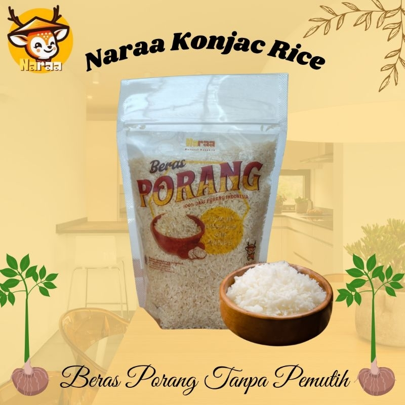 Jual Beras Porang Murah Naraa Shirataki / Konjac Rice / Nasi Porang 1kg ...