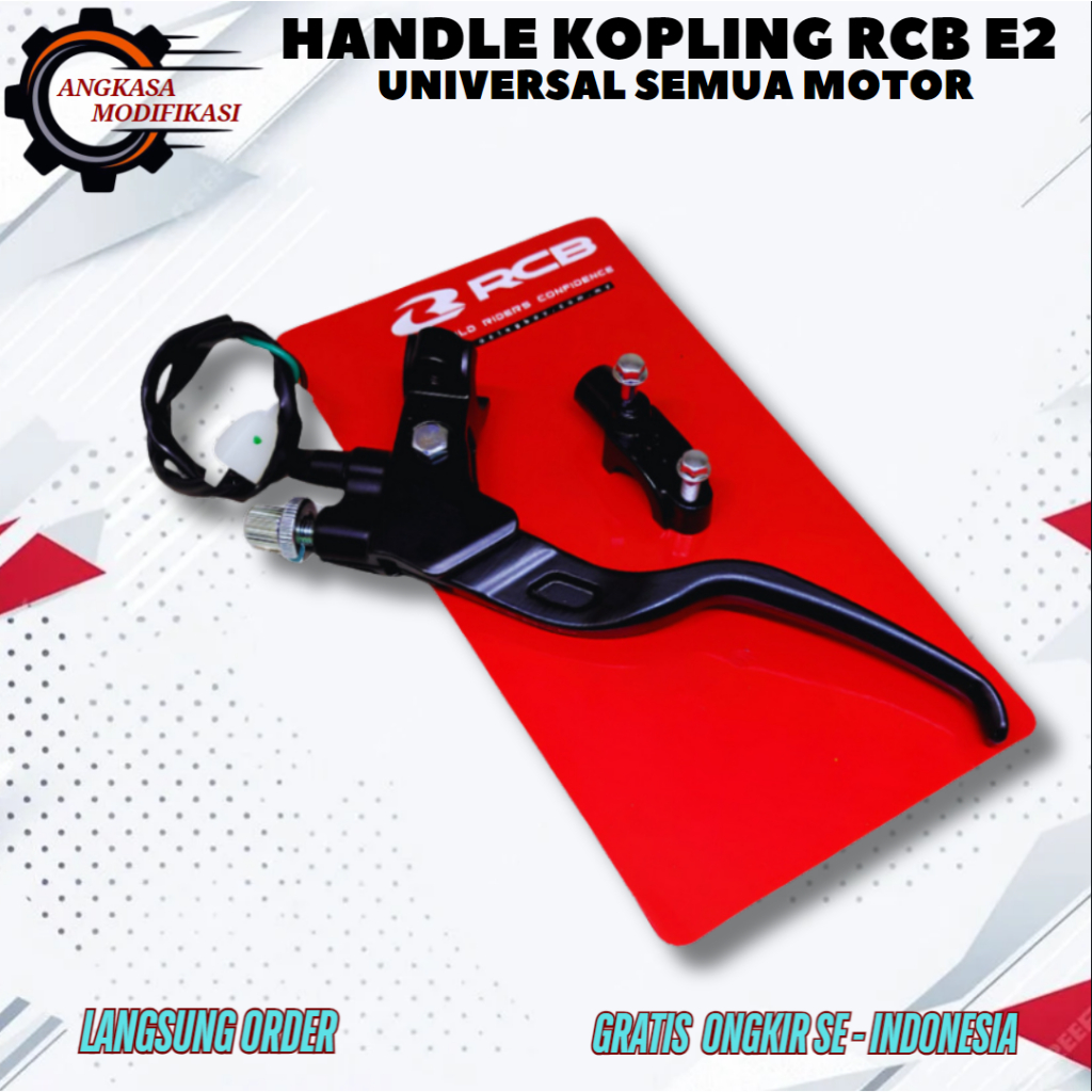 Jual HANDLE E2 RCB KOPLING KIRI RACING BOY UNIVERSAL HANDLE RCB HITAM ...