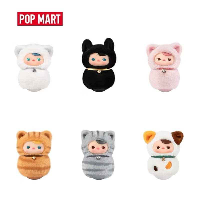 Jual POPMART PUCKY Roly-Poly Kitty Series Vinyl Plush (Selected ...