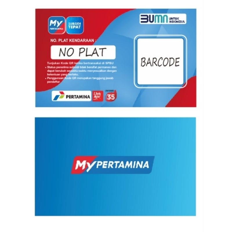 Jual Kartu My pertamina atau Kartu pertamina PVC | Shopee Indonesia
