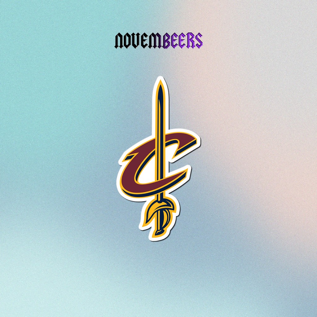 Jual Stiker Vinyl Cleveland Cavaliers Sticker Vinyl Glossy NBA Team ...