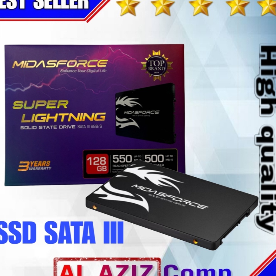 Jual SSD MIDASFORCE 12GB SATA III SUPER LHNG RESMI | Shopee Indonesia