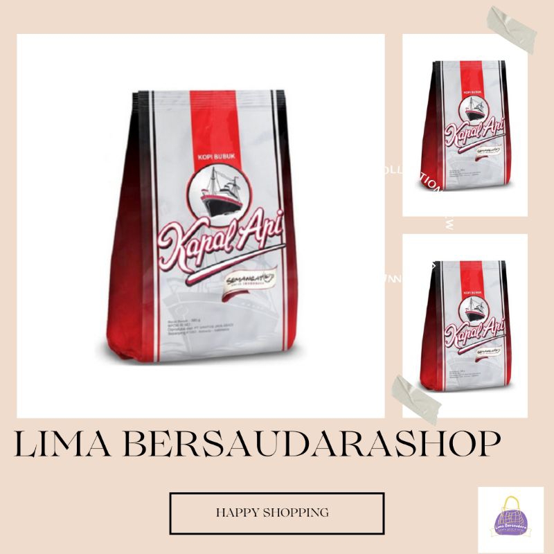 Jual KOPI KAPAL API PERAK ISI 350 GRAM | Shopee Indonesia