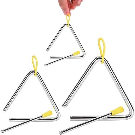 Jual Alat Musik Triangle 4/6/8 Inci Instrument /Triangle Alat Musik ...