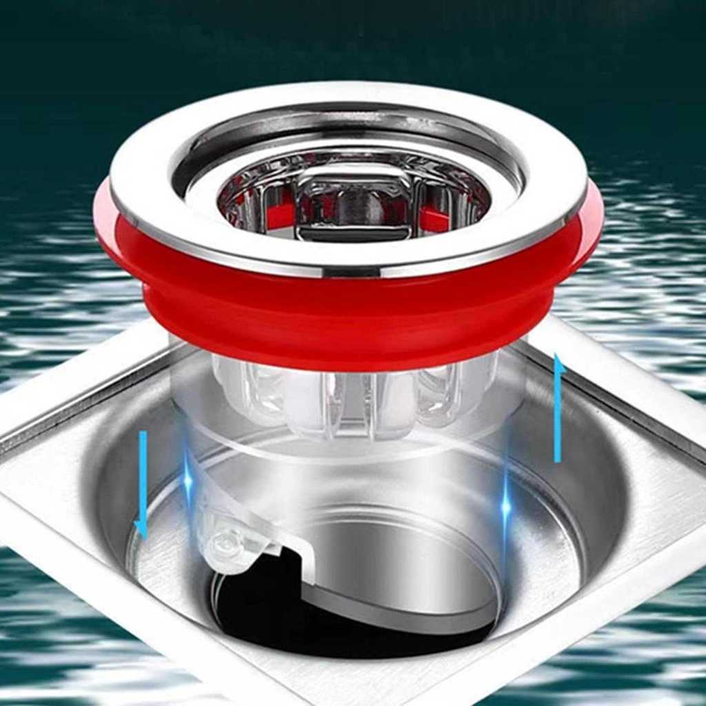 Jual Floor Drain Plug Trap Pencegah Bau Saluran Air Anti Kecoa | Shopee ...