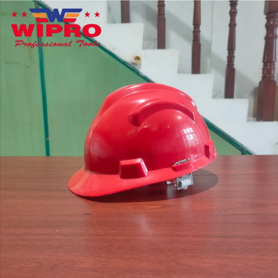 Jual Helm Safety Proyek Model MSA Merk Wipro Merah Wipro Helm Proyek ...