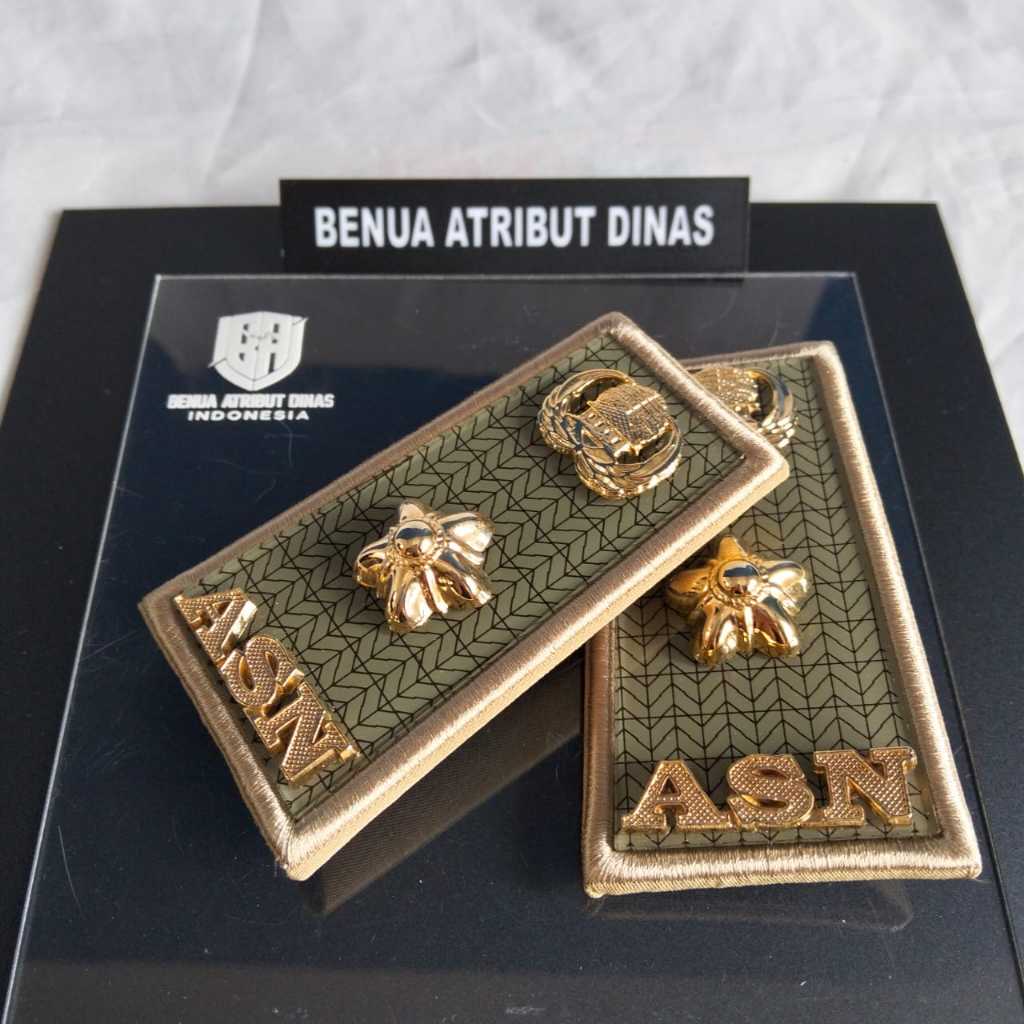 Jual TANDA PANGKAT PDH ASN KALTARA GOL 3D/4A/4B KAIN AKRILIK | Shopee ...