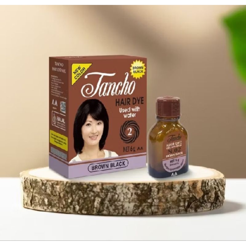 Jual tancho hair dye no 2 hitam coklat | Shopee Indonesia