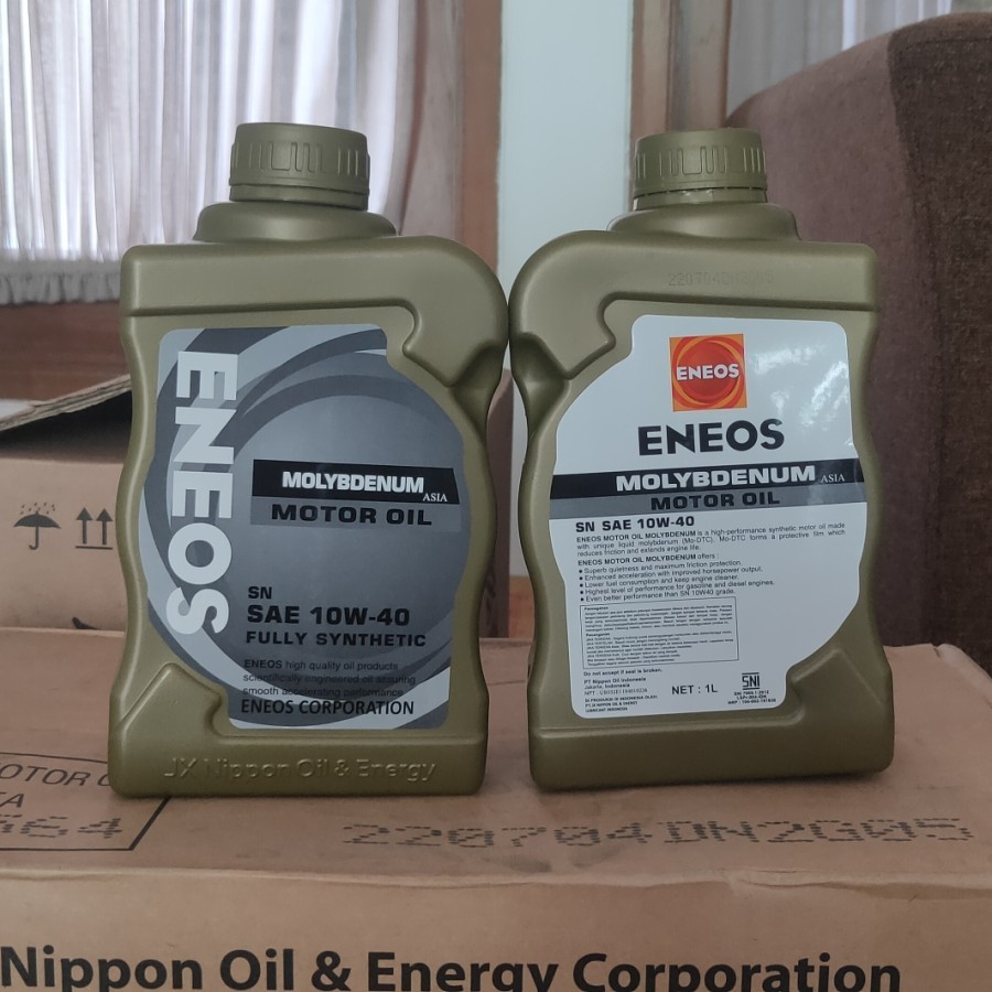 Jual ENEOS MOLYBDENUM SAE 10W40 API SN 1 Liter | Shopee Indonesia