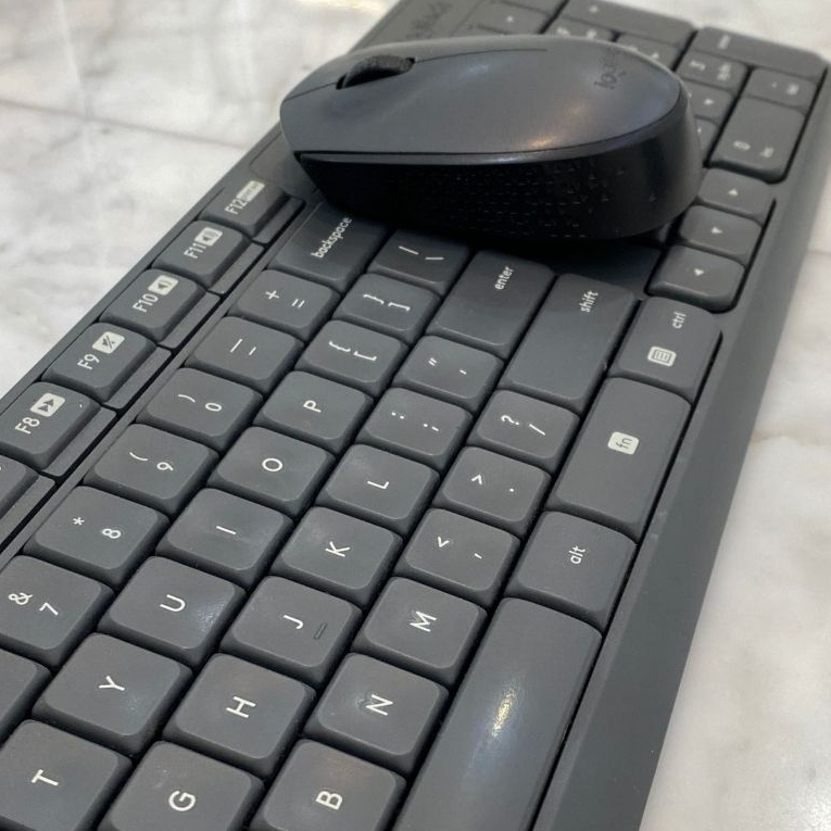 Jual Logitech MK235 Keyboard & Mouse Bluetooth second | Shopee Indonesia