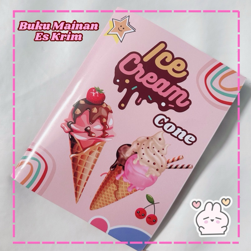 Jual Buku Mainan Edukasi Ice Cream Cone, Buku Es Krim | Shopee Indonesia