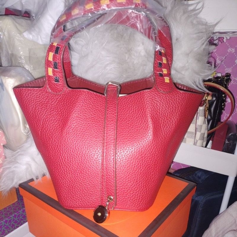 Jual Tas Kremes Picotin Merah Cabe (nobox) | Shopee Indonesia