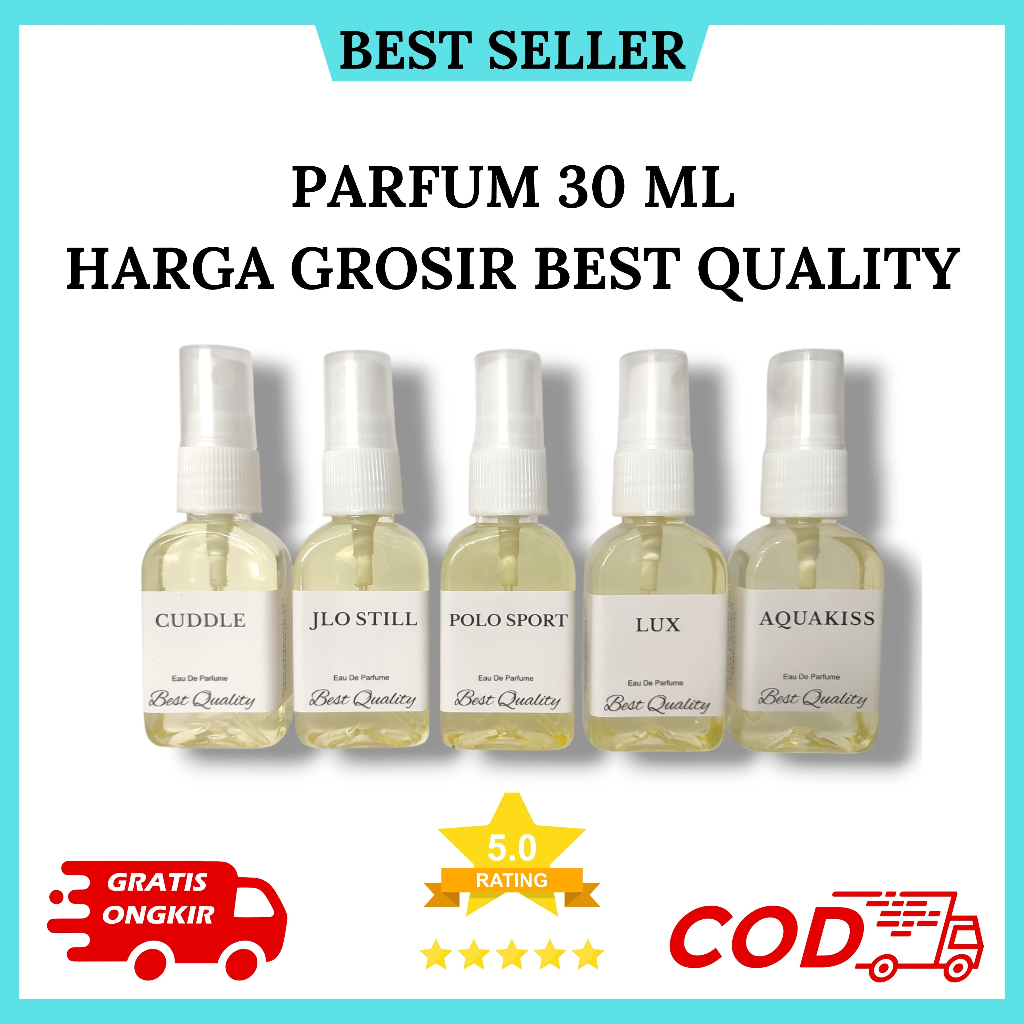 Jual (30 ML PLASTIK) PARFUM REFIL PRIA WANITA TERLARIS.PARFUM UNISEX ...