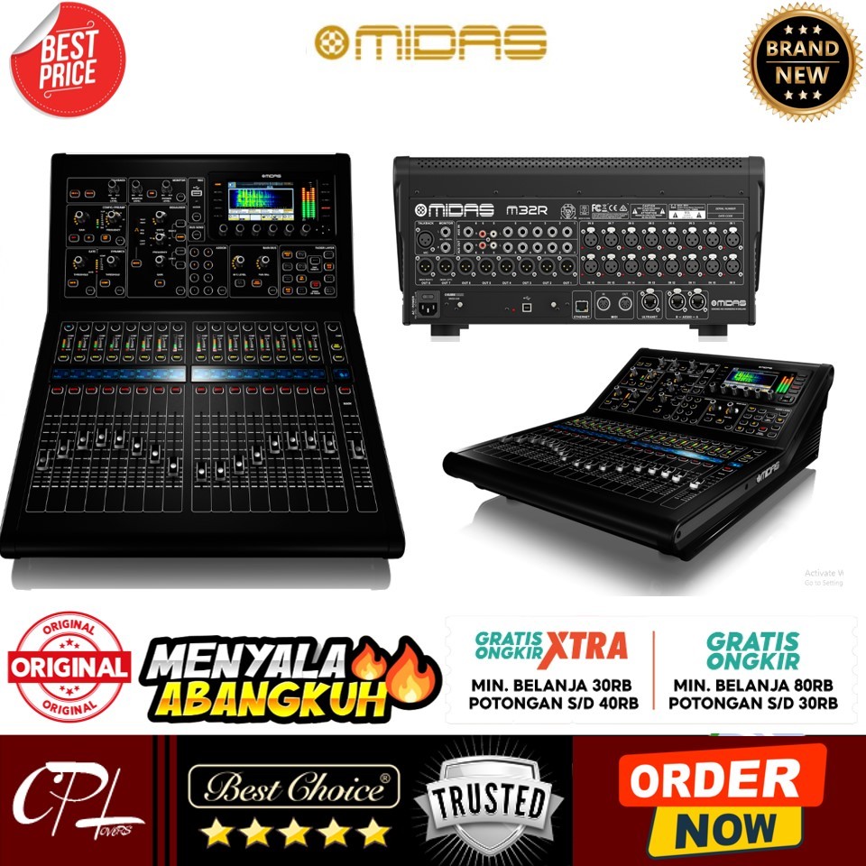 Jual MIDAS M32 LIVE 40 CHANNEL DIGITAL MIXER | Shopee Indonesia