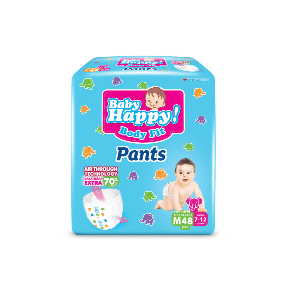 Jual Baby Happy Pants Jumbo (L42 / M48 / XL38) | Shopee Indonesia