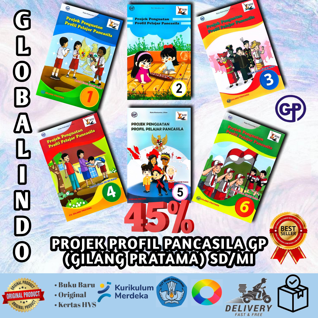 Jual Buku Siswa Pendamping P5 : Projek Penguatan Profil Pelajar Pancasila GP ( Gilang Pratama ...
