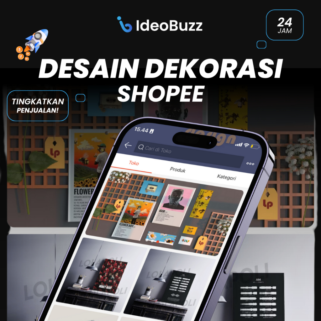 Jual Jasa Desain Dekorasi Toko Shopee | Banner Shopee | Murah ...