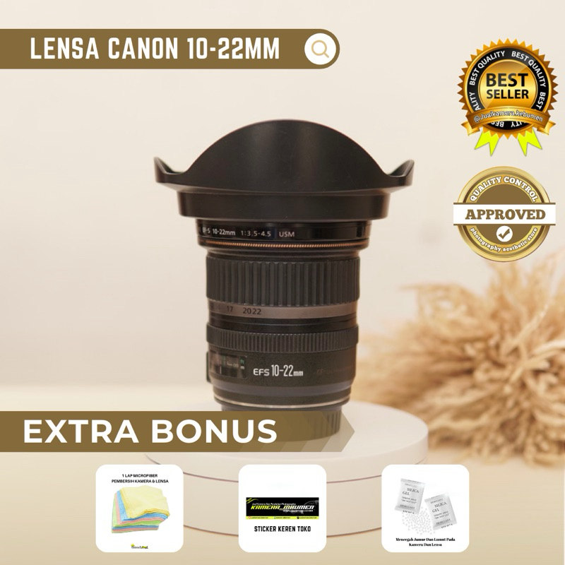 Jual LENSA WIDE CANON 10-22MM USM MULUS | Shopee Indonesia