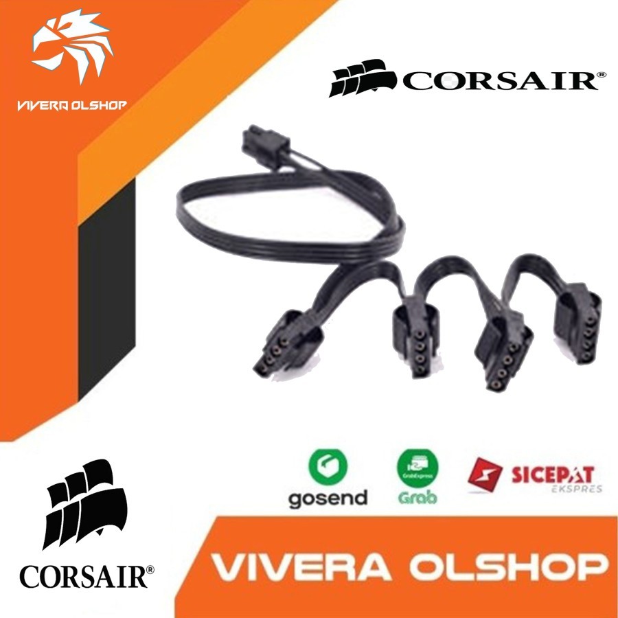Jual Kabel Modular 6 Pin To Molek & Sata Corsair Original Terjual 23 ...