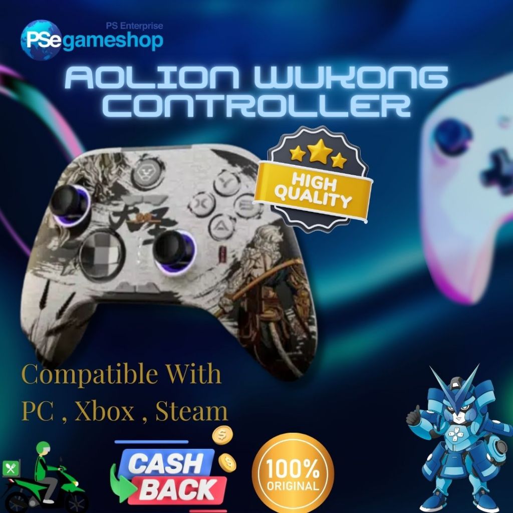 Jual Aolion Wukong Game Controller Hall Joystick Linear Trigger ...