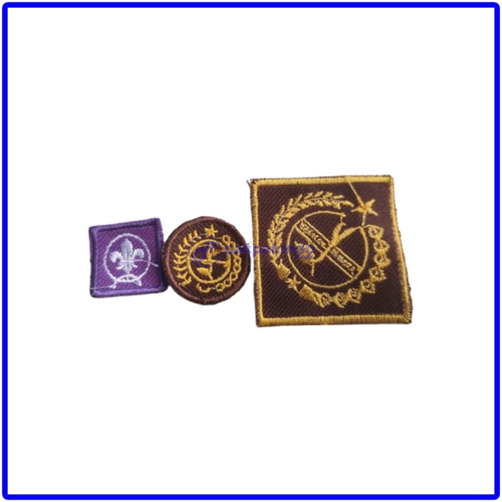 Jual LOGO BORDIR SERAGAM PRAMUKA AKSESORIS KITRI BEDGE, WOSM, GERAKAN ...