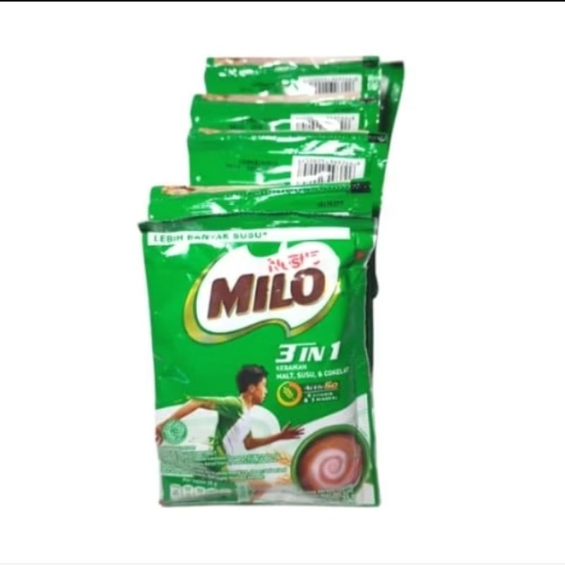Jual Milo 3 in 1 renceng isi 10 sachet @34g | Shopee Indonesia