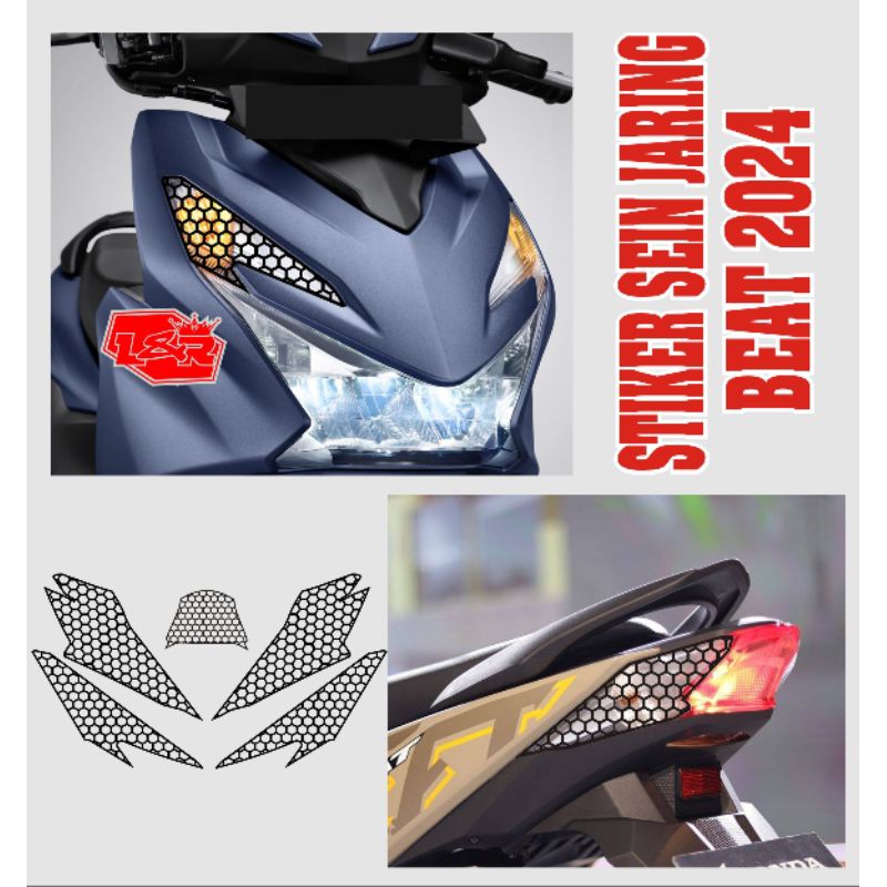 Jual stiker cutting variasi sein motor beat 2024 model jaring | Shopee ...