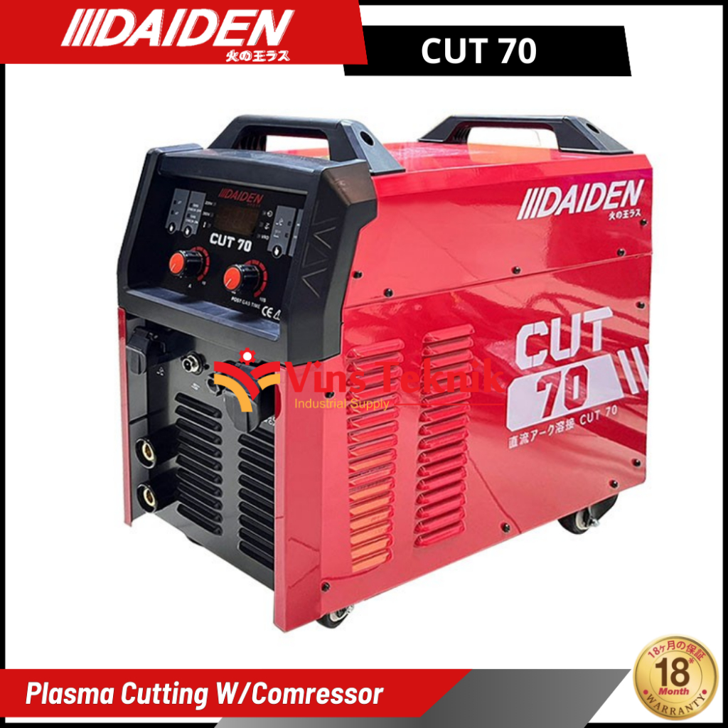 Jual Mesin Trafo Las Potong Plasma Cutting Welding DAIDEN CUT 70 CUT70 With Compressor | Shopee ...
