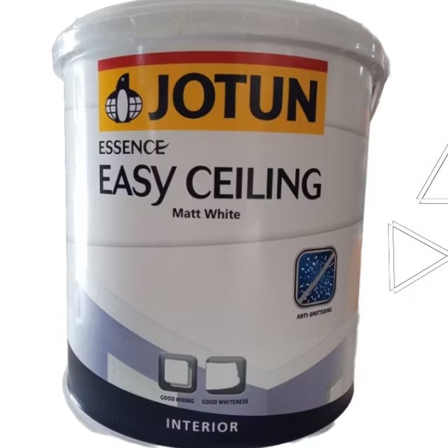 Jual CAT KHUSUS PLAFON GIPSUM/GRC/TRIPLEK JOTUN EASY CEILING (3,5 LITER ...