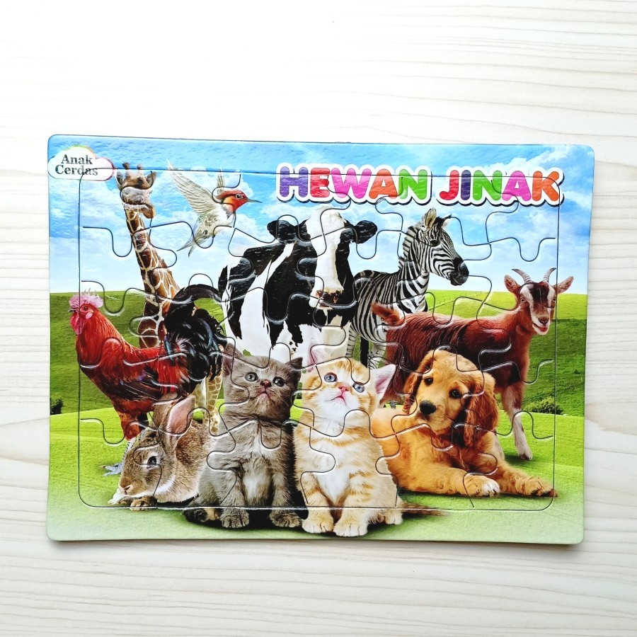 Jual Puzzle / Puzle / Pazel Mengenal Hewan - belajar kreatifitas mainan ...