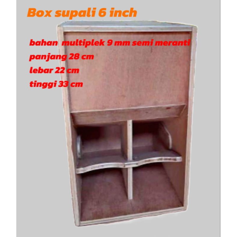 Jual Box supali 6 inch 9mm semi meranti | Shopee Indonesia
