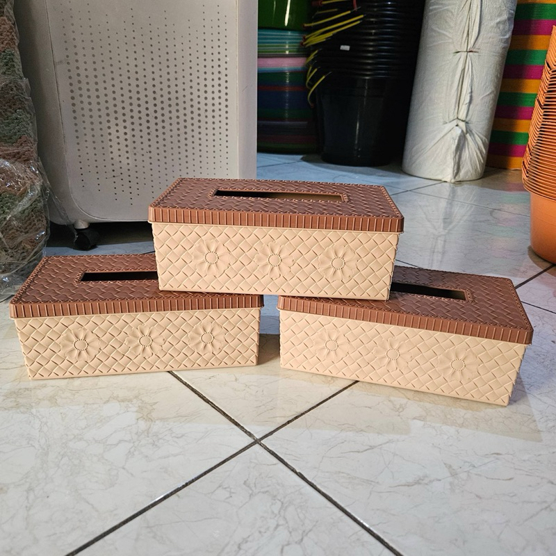 Jual TEMPAT TISU ROTAN / Kotak Tisu Depot Tempat Tissue Kotak Restoran ...