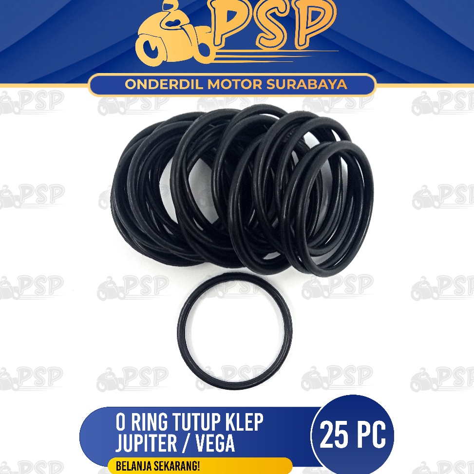 Jual Serba Ada O Ring Tutup Klep Jupiter Z Harga Per Pak Isi 25 Oring Seal Sil Karet Cap Tap ...