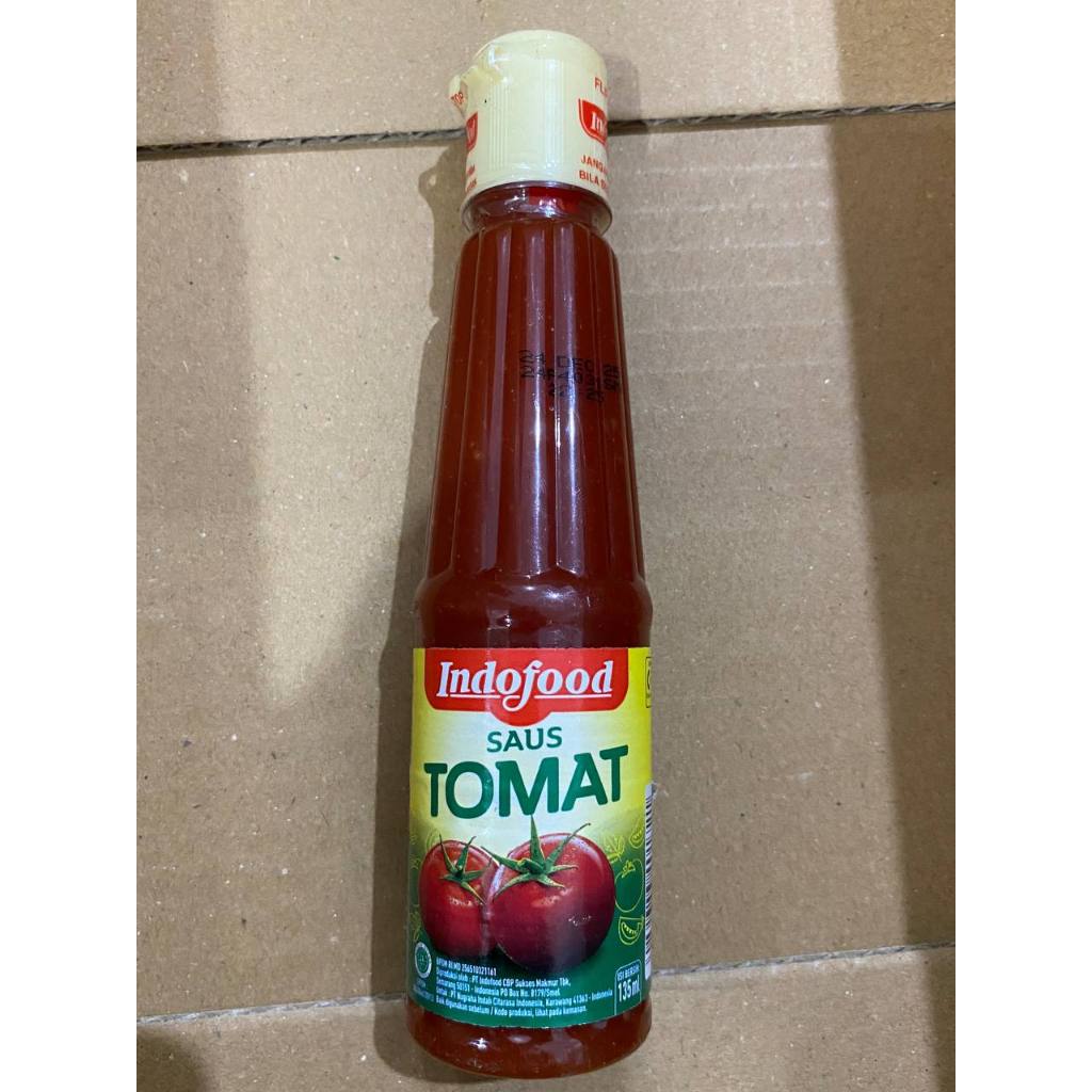 Jual Saos Tomat Indofood Botol Kaca 335 ml | Shopee Indonesia