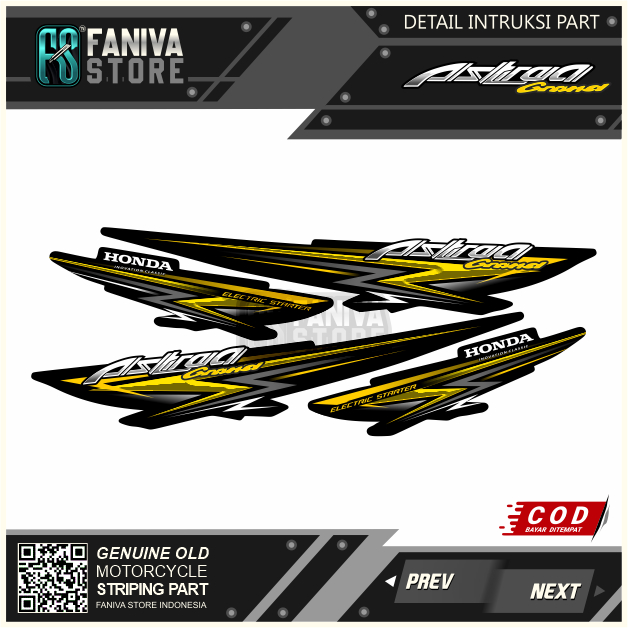 Jual STRIPING ASTREA / STRIPING GRAND / STRIPING ASTREA GRAND ...