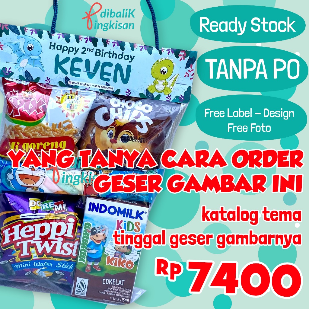 Jual PAKET SNACK ULANG TAHUN ANAK / KHITAN / SUNAT / BINGKISAN / NATAL ...