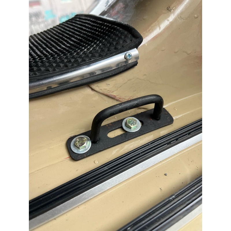 Jual Besi Trap Dor Lantai Penahan Lantai Chrome Hitam Vespa Super ...