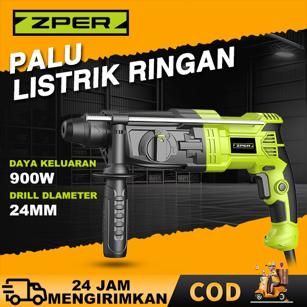 Jual ZPER Bor listrik Mesin Bor Palu Listrik Rotary Hammer Untuk Bobok Beton Tembok ZP001 ...
