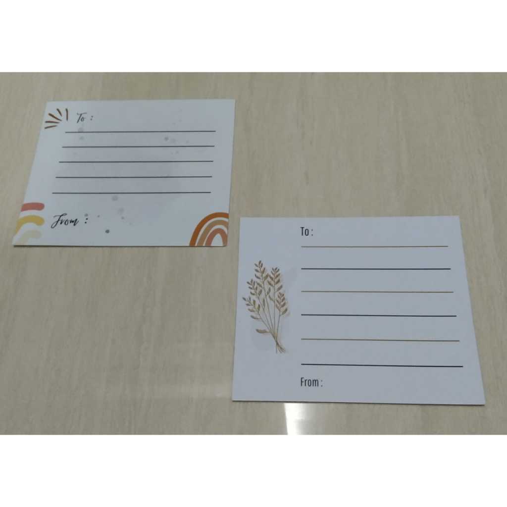 Jual Greeting Card/ Kartu Ucapan Polos Ukuran Besar 12x10cm Jual PerPcs ...