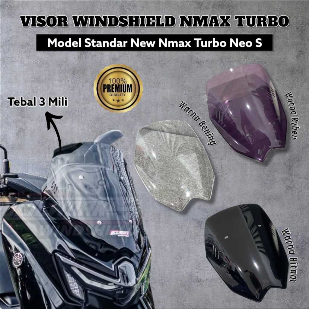 Jual Visor Windshield Standar New Nmax Turbo Visor Nmax Turbo Neo Neo S ...