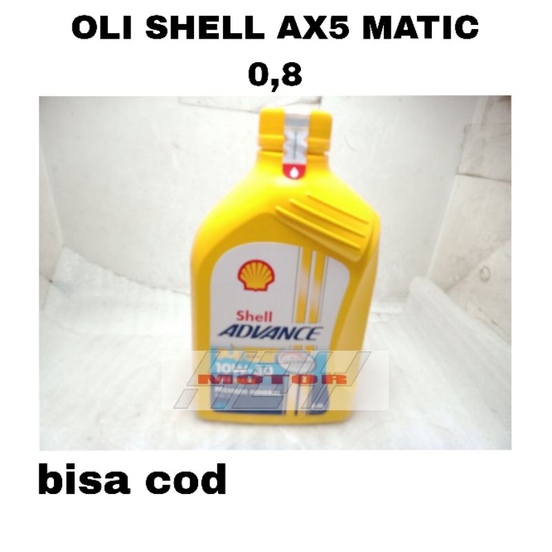 Jual Oil oli mesin shell AX5 matic 0.8 liter | Shopee Indonesia