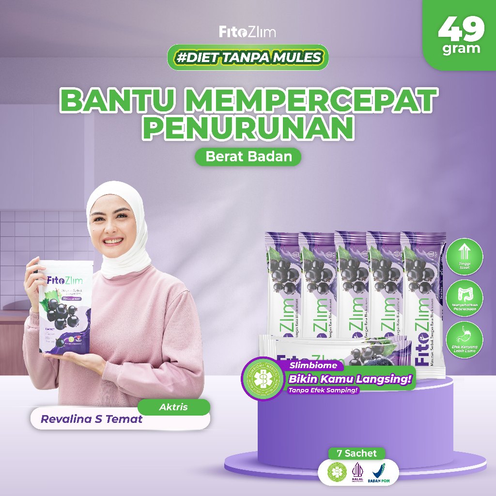 Jual Revalina X FitoZlim Isi 7 Sachet Minuman Fiber Drink Pembakar ...