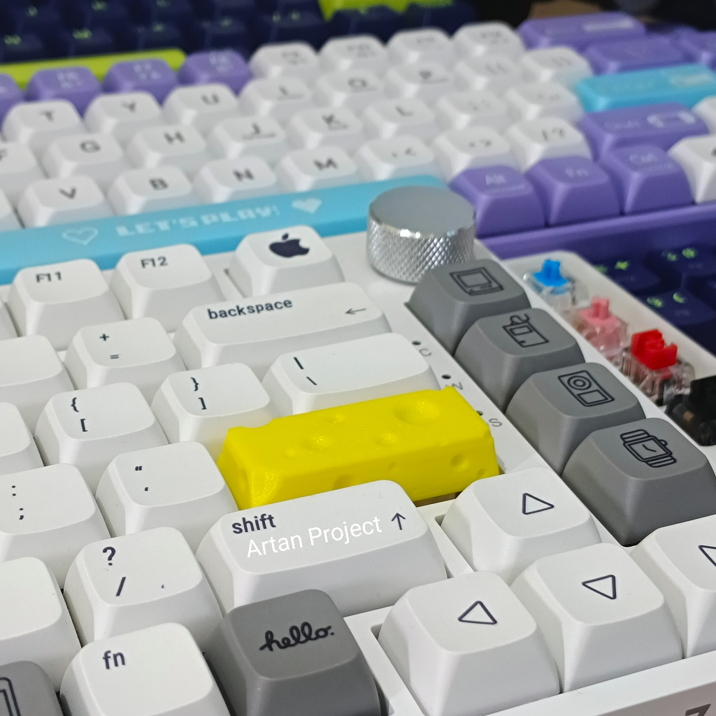 Jual cheese enter keycaps keyboard mechanical | Shopee Indonesia