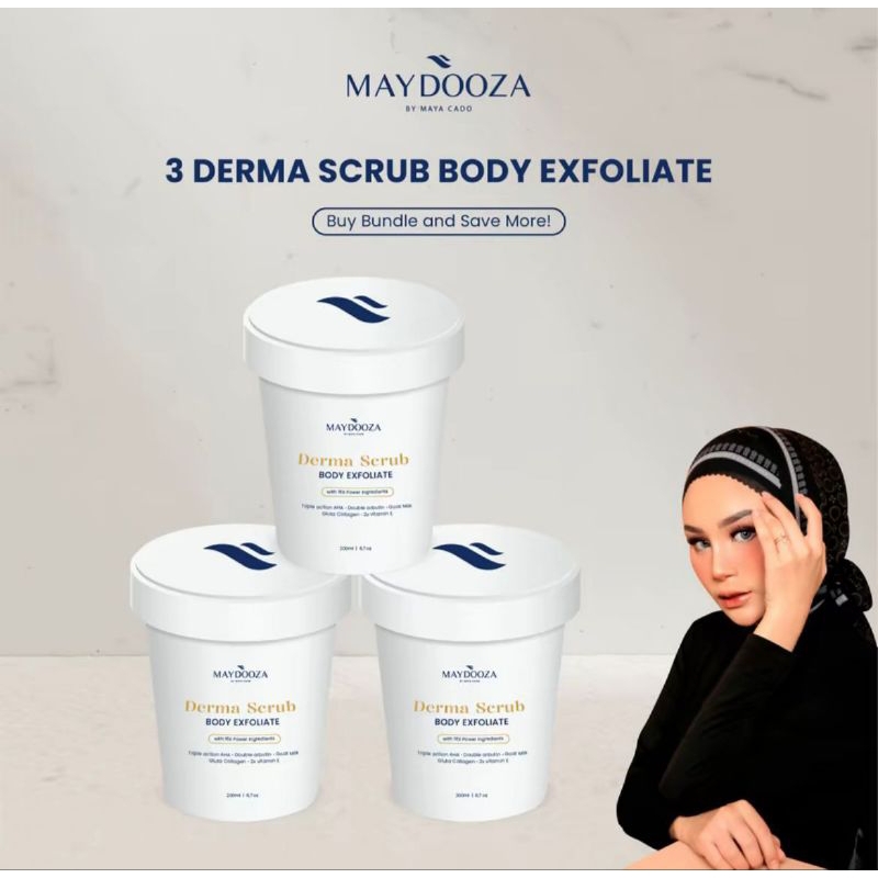 Jual Maydooza - 3 Derma Scrub Body Exfoliate ( 3pcs ) | Shopee Indonesia